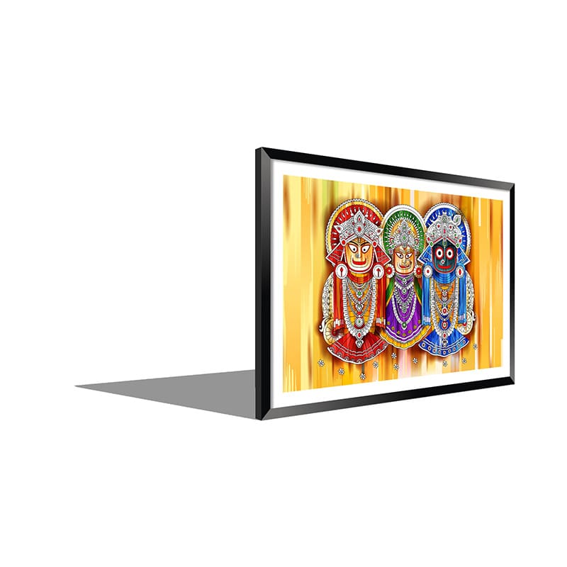 God Jagannath Painting Photo Frame For Living room Home and Office - DBrush
