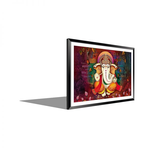 Lord Ganesh Photo Framed - DBrush