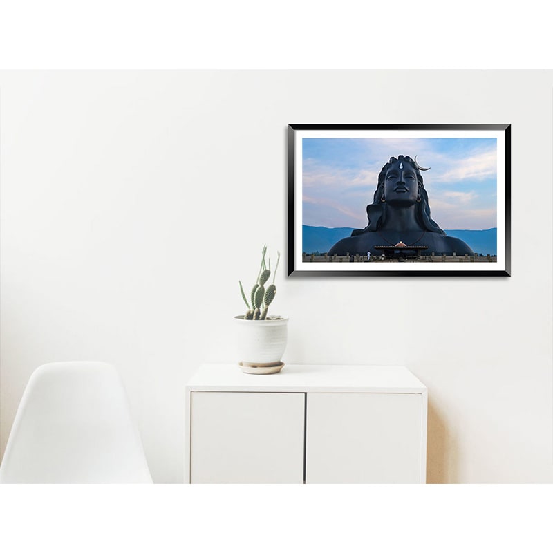 Shiva Adiyogi wall framed - DBrush