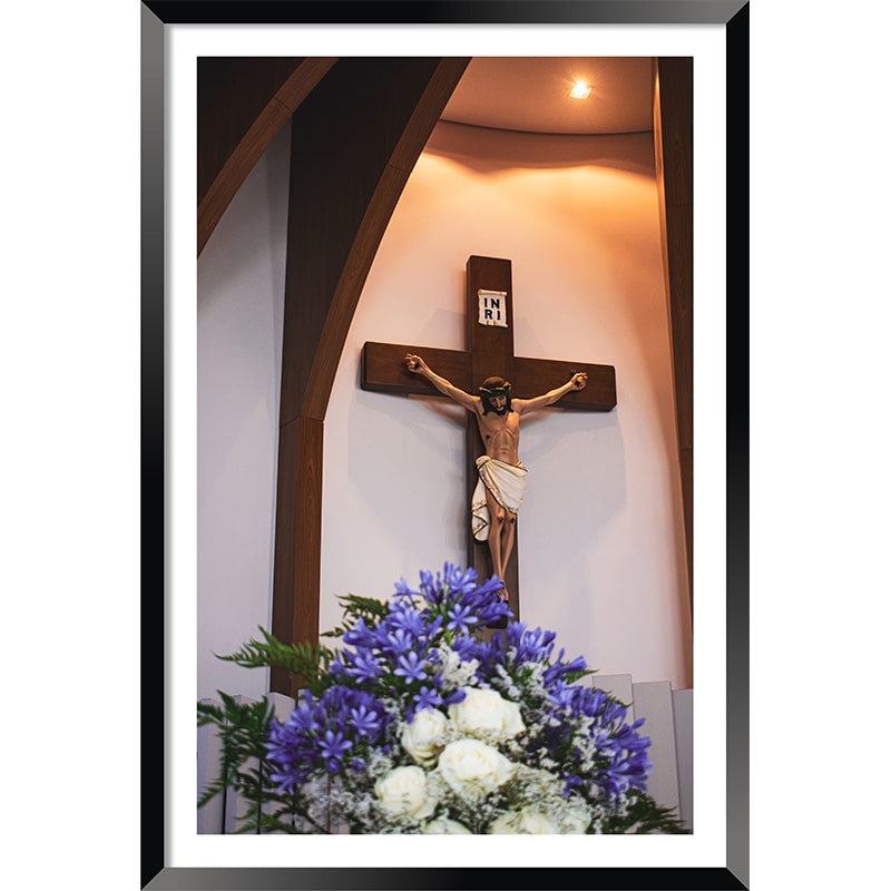 Jesus Christ Cross framed for Home | office - DBrush