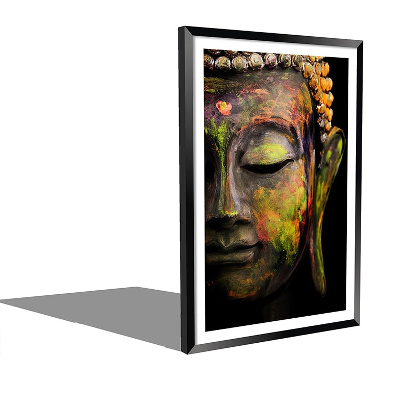Lord Buddha wall framed - DBrush